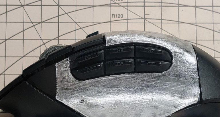 Logitech G604 mouse scan data and rubber replacement | Epix Sphere